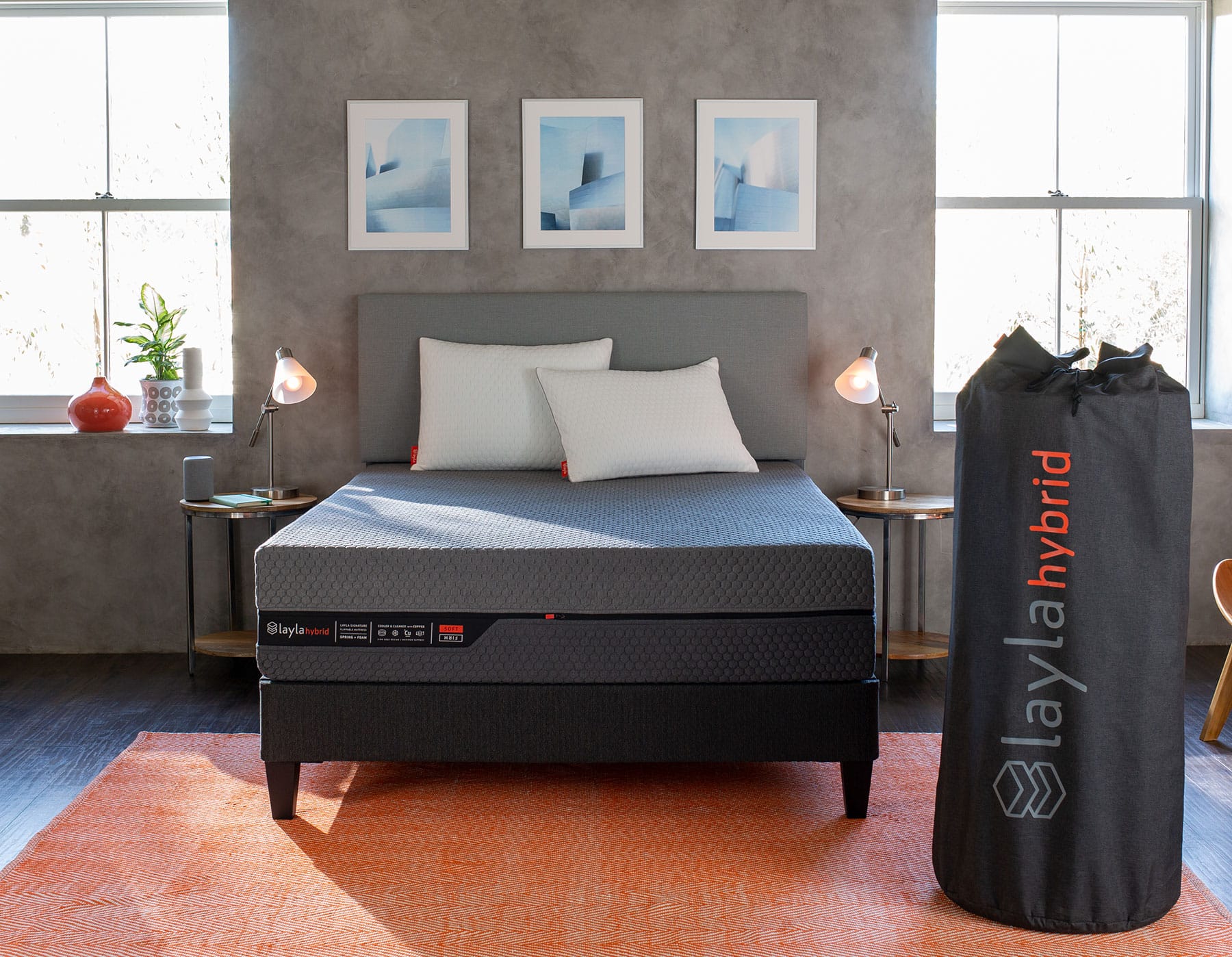 Shop for a Copper Infused Hybrid Mattress in a Box | Layla Sleep®