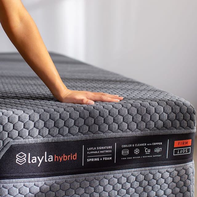 Shop for a Copper Infused Hybrid Mattress in a Box | Layla Sleep®